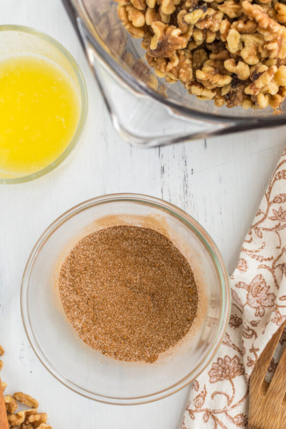 Air Fryer Candied Walnuts Recipe - Kitchen Divas