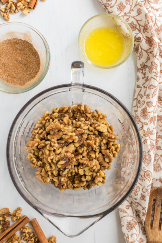 Air Fryer Candied Walnuts Recipe - Kitchen Divas