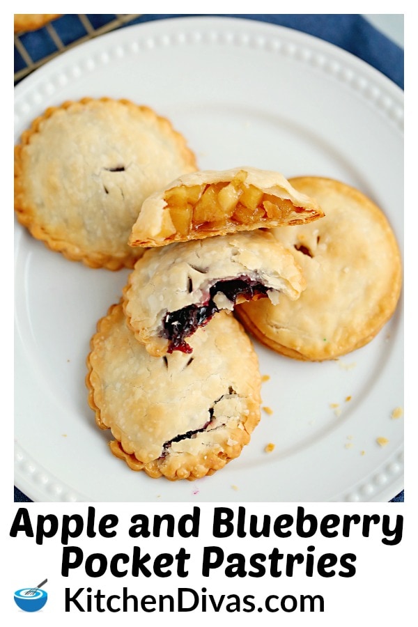 Apple or Blueberry Hand Pies - Kitchen Divas