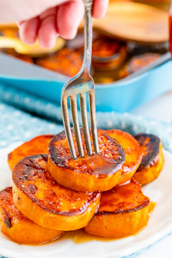 How to Make Candied Sweet Potatoes - Kitchen Divas