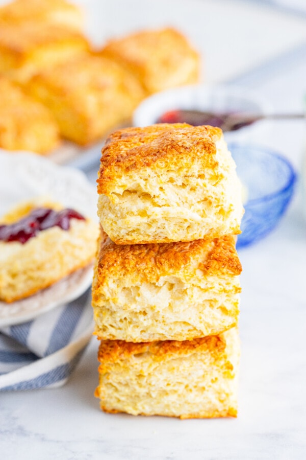 Easy Flaky Cream Cheese Biscuits - Kitchen Divas