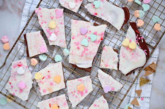 Easy Layered Candy Bark - Kitchen Divas