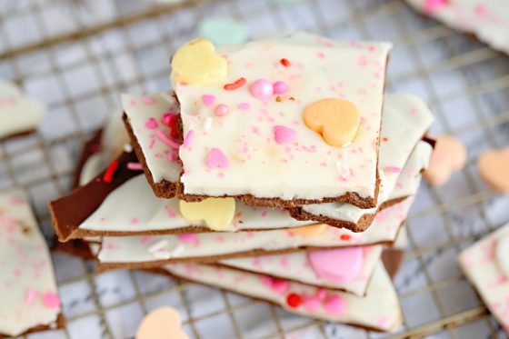 Easy Layered Candy Bark - Kitchen Divas