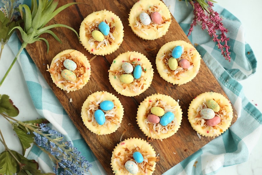 Mini Easter Cheesecakes - Kitchen Divas