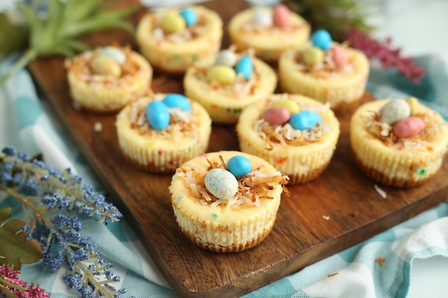 Mini Easter Cheesecakes - Kitchen Divas
