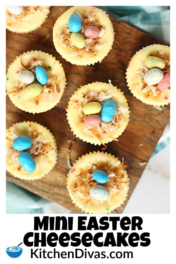 Mini Easter Cheesecakes - Kitchen Divas